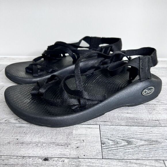 Chaco | Shoes | Chaco Zx2 Classic Sport Sandals Womens 8 Black Strappy ...
